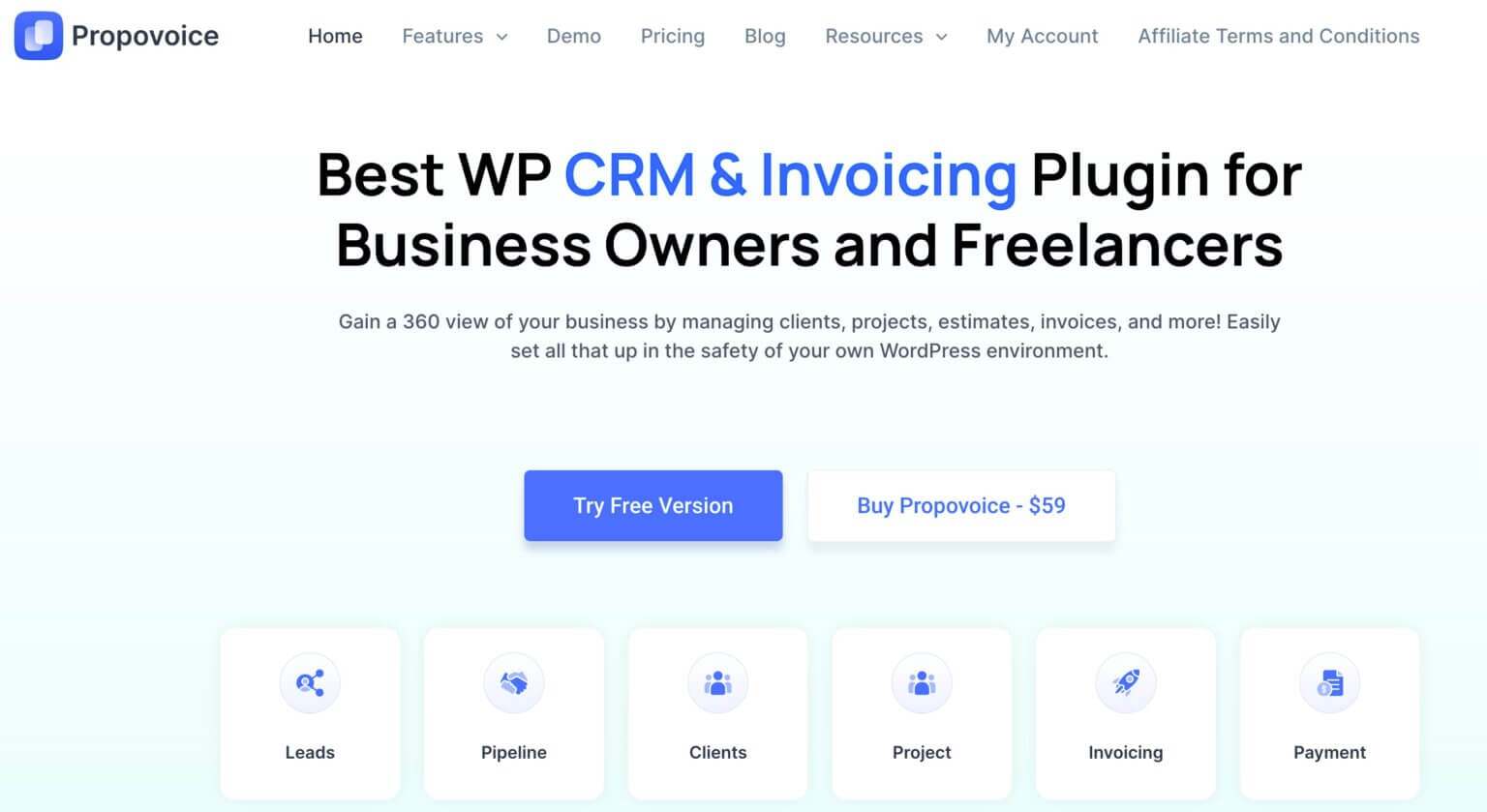 Best Free CRM Plugin For WordPress: A Comprehensive Review - Propovoice CRM